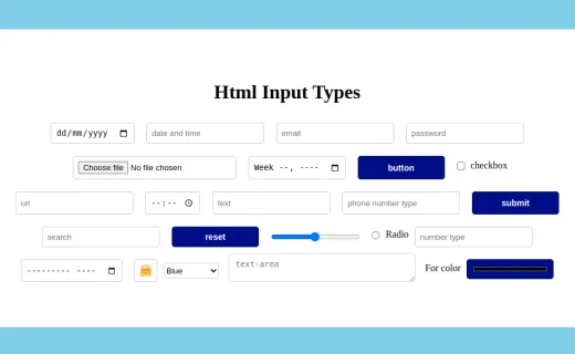 Choose the apt HTML form input type with this handy Cheat Sheet ... Choose the apt HTML form input type with this handy Cheat Sheet ...